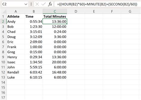 excel how to convert hh mm ss to minutes