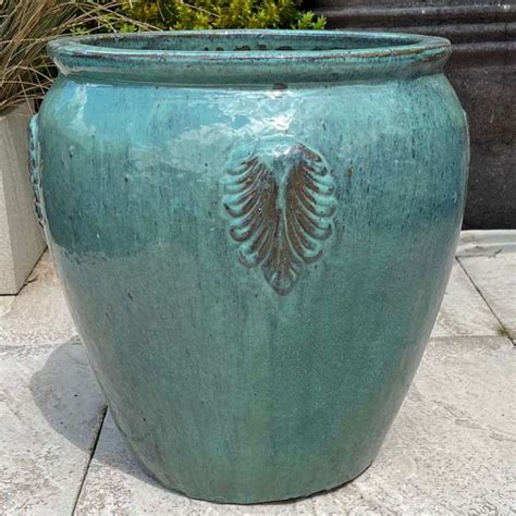 Large Glazed Ceramic Plant Pots For The Garden World Of Pots