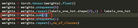 Why Sum Weights Issue 15 Vandit15 Class Balanced Loss Pytorch