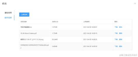 掌握elementui el upload，让文件操作变得轻松有趣在文件列表回显时，使用数组filedata记录id列， 掘金