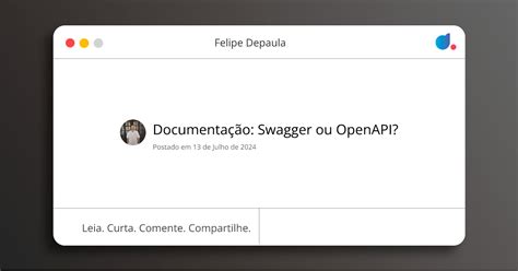 documentação swagger ou openapi felipe depaula dio