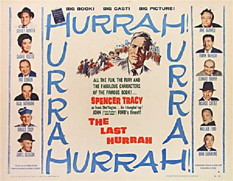 The Last Hurrah Original 1958 U.S. Half Sheet Movie Poster ...