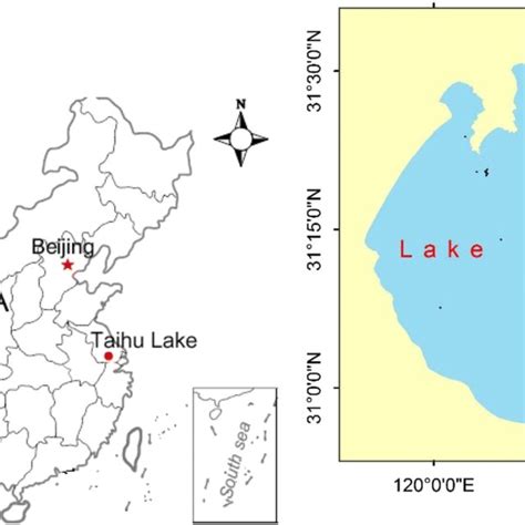 Location Of Lake Taihu And The Sampling Site For The Sediment Core