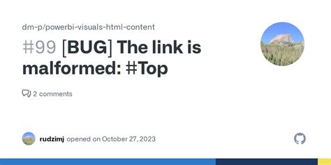 Bug The Link Is Malformed Top · Issue 99 · Dm Ppowerbi Visuals