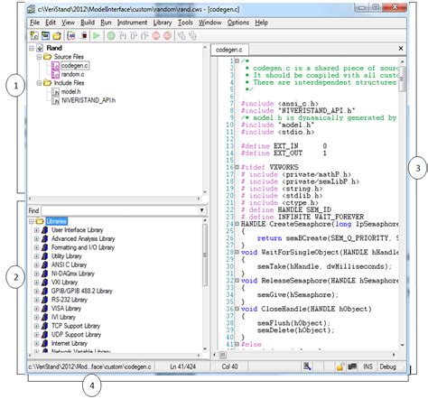 Build And Debug C Simulation Models In Ni Labwindows™cvi For Ni