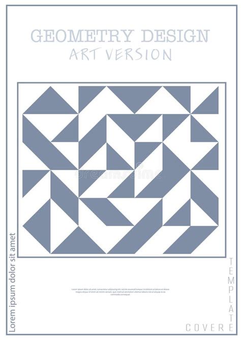 A Triangular Design Layout For A Cover Booklet Or Brochure Corporate