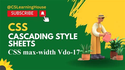 Css Max Width Property In Urdu Hindi Vdo 17 Youtube