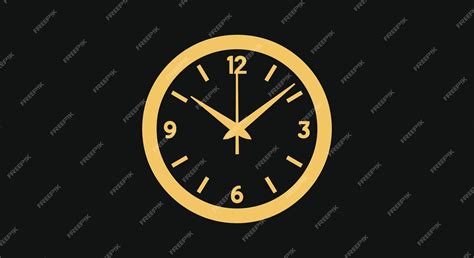 Premium Vector Minimalistic Clock Vector Designs Precision Tool