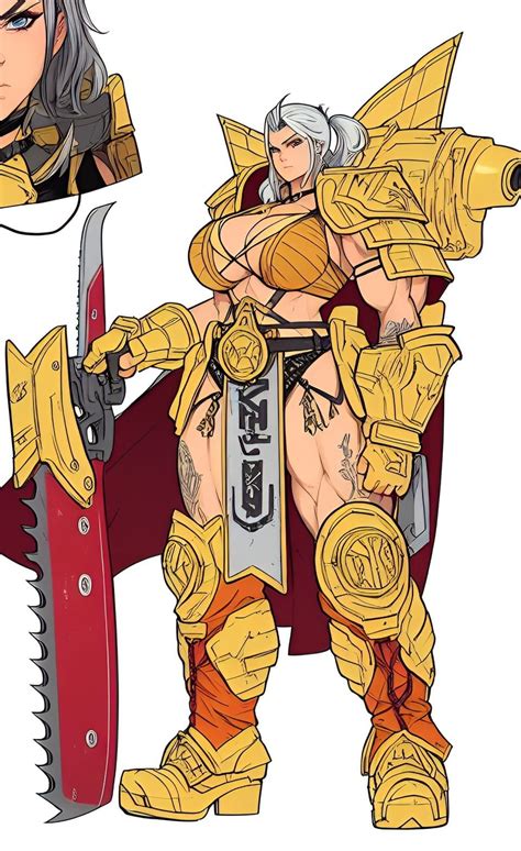 Pin De Samekichi22 En Warhammer 40000 Diseño De Personajes Dibujos