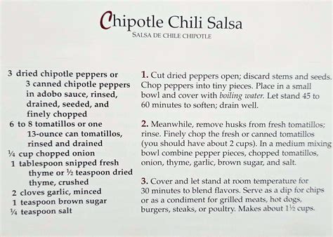 Chipolte Chili Salsa Edited The Record Online