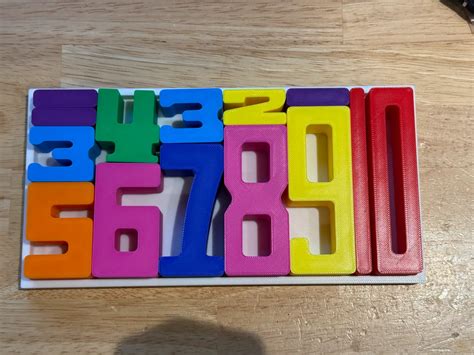 Number Sum Math Stacking Blocks By Benji Makerworld Download Free 3d