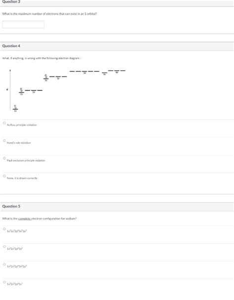 Solved What Is The Maximum Number Of Electrons That Can Chegg