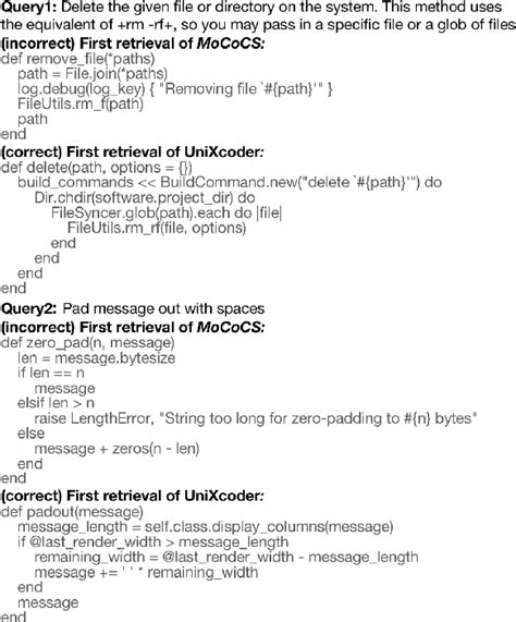 figure 10 from improving code search with multi modal momentum contrastive learning semantic