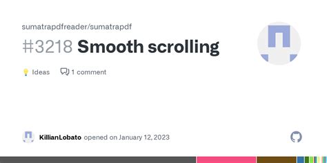 Smooth Scrolling Sumatrapdfreader Sumatrapdf Discussion GitHub