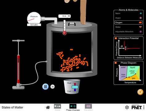 States Of Matter Simulation Coirle
