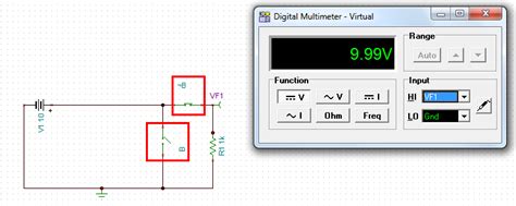TINA Spice TINA TI Not Gate With Switches In TINA TI Simulation Hardware System Design