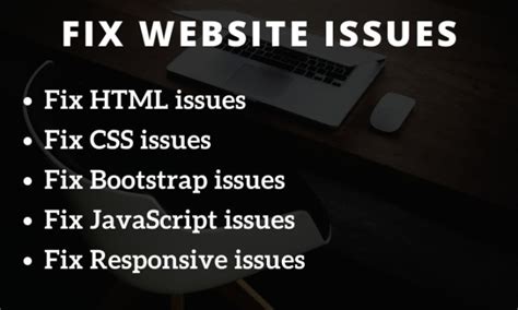 Do Html Css Bug Fixing By Farhanajmal1 Fiverr
