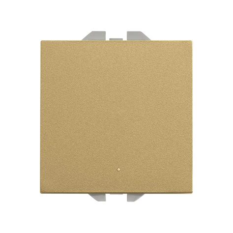Single Pole Push Button Switch AX V With Fast Terminal Connection System Gold Simon