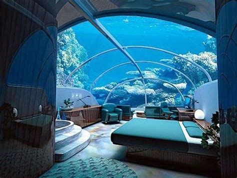 Отель под водой. Фиджи | Underwater hotel, Underwater bedroom ...