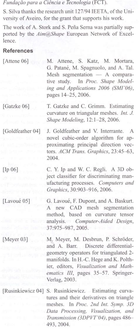 Table 1 Principal Curvature Driven Segmentation Of Mesh
