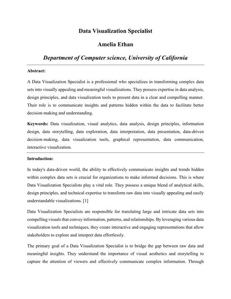 Pdf Data Visualization Specialist