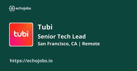 Tubi Is Hiring Machine Learning Tech Lead Usd 198k 280k San
