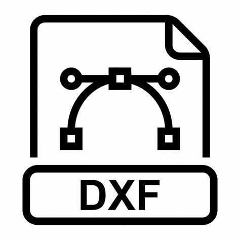Dxf Extension File Format Vector Icon Download On Iconfinder