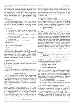 Software Effort Estimation using Neuro Fuzzy Inference System: Past and ...