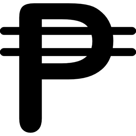 Php Philippine Peso Current Rates Table Currency Symbol Free Icons