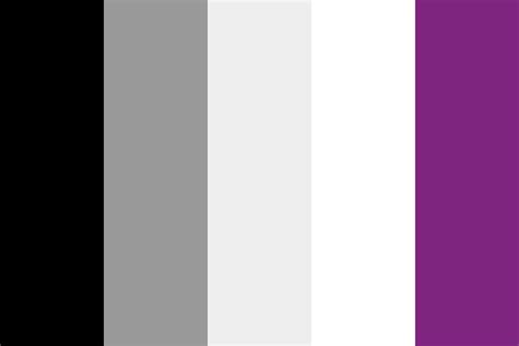 AsexualFlag Color Palette