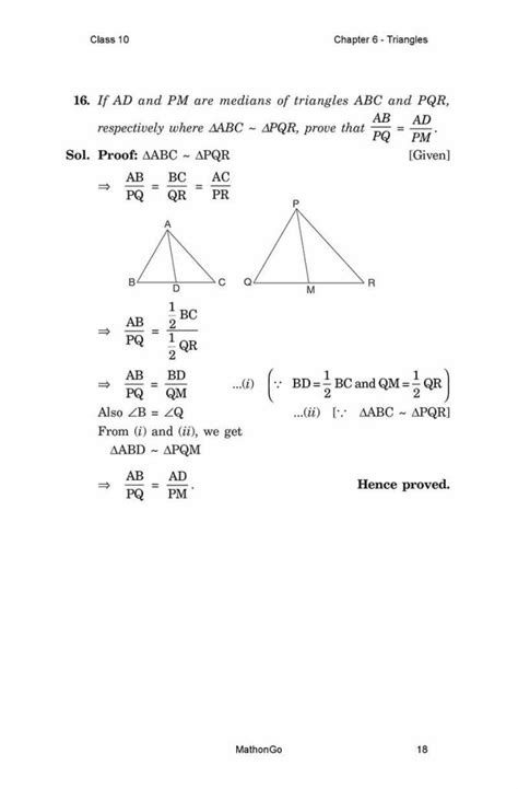 NCERT Solutions For Class Maths Chapter Exercise MathonGo