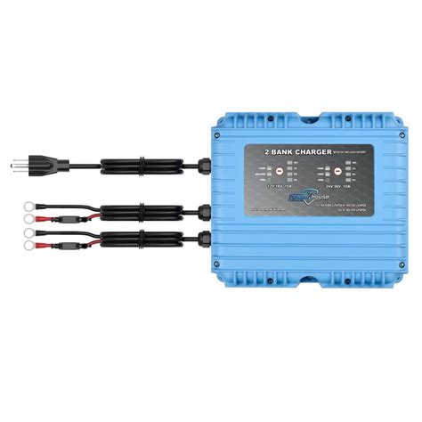Powerhouse Lithium 12v 16v24v 36v 2 Bank Waterproof Battery Charger