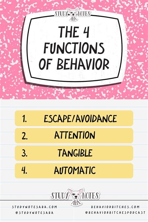 The 4 Functions Of Behavior Explained