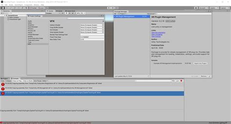 XR Plugin Management Tab Missing After Installation Of The Package Unity Engine Unity