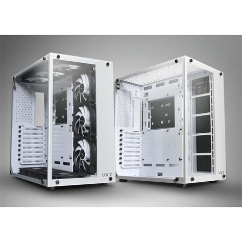 Tecware Vxr Tg Premium Atx Gaming Case Black White Tecware Vxl Dual Chambaer Atx Case