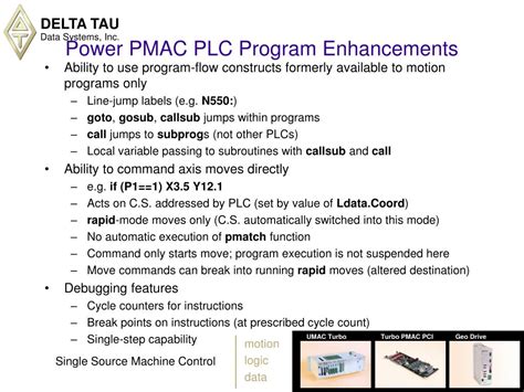 Ppt Power Pmac Script Program Flow November 2013 Powerpoint