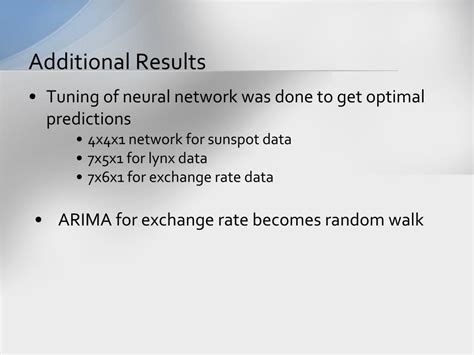 Ppt Time Series Forecasting Using A Hybrid Arima And Neural Network