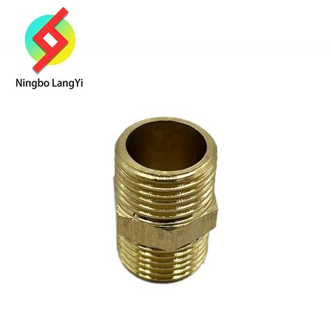 12 Brass Fitting Thread Hex Nipple Oem Pipe Fitting And Hex Nipple
