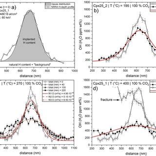 A Example For A Hydrogen Concentration Depth Profile Produced By Ion Download Scientific