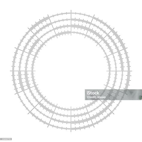 Circular Geometric Line Pattern With A Modern Concentric Design Stock Illustration Download