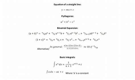 Ocr A Level Maths Formula Ace Your Exams