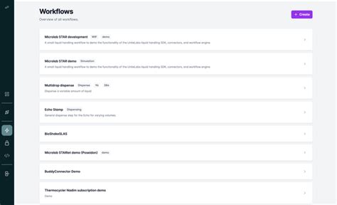 Workflows Unitelabs Docs