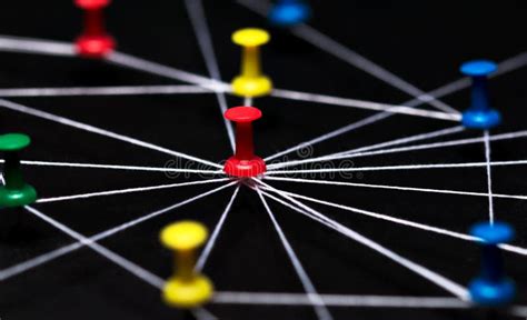 Network Network Connection Communication Stock Image Image Of Contacts Pushpin