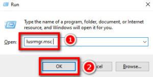 Open And Manage Local Users And Groups In Windows