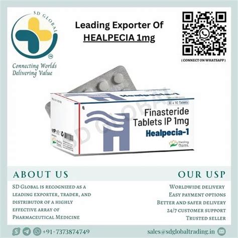 Finasteride 1mg Tablet At ₹ 100stripe Hair Care Medicines In Nagpur