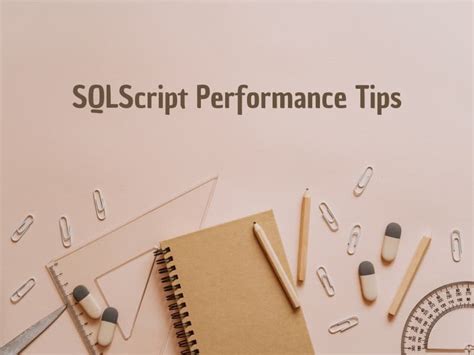 sebastian uhlig on linkedin sqlscript performance tips