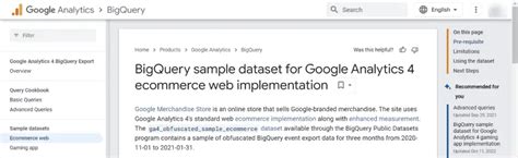 How To Use The Ga4 Sql Tool For Bigquery