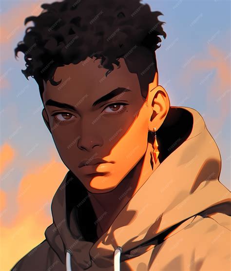 Free Ai Image Medium Shot Anime Style Man Portrait