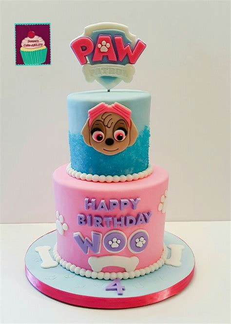 Paw Patrol Cake Skye Paw Patrol Cake Skye Paw Patrol Cake Cakepops Pooch Bday Party