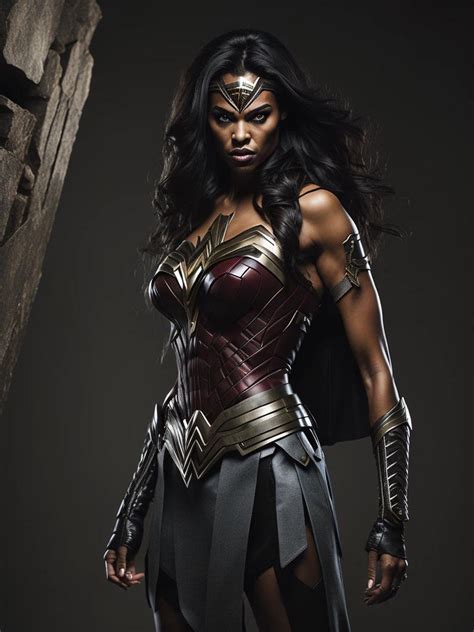 Black Wonder Woman By Jesuisvotre On Deviantart